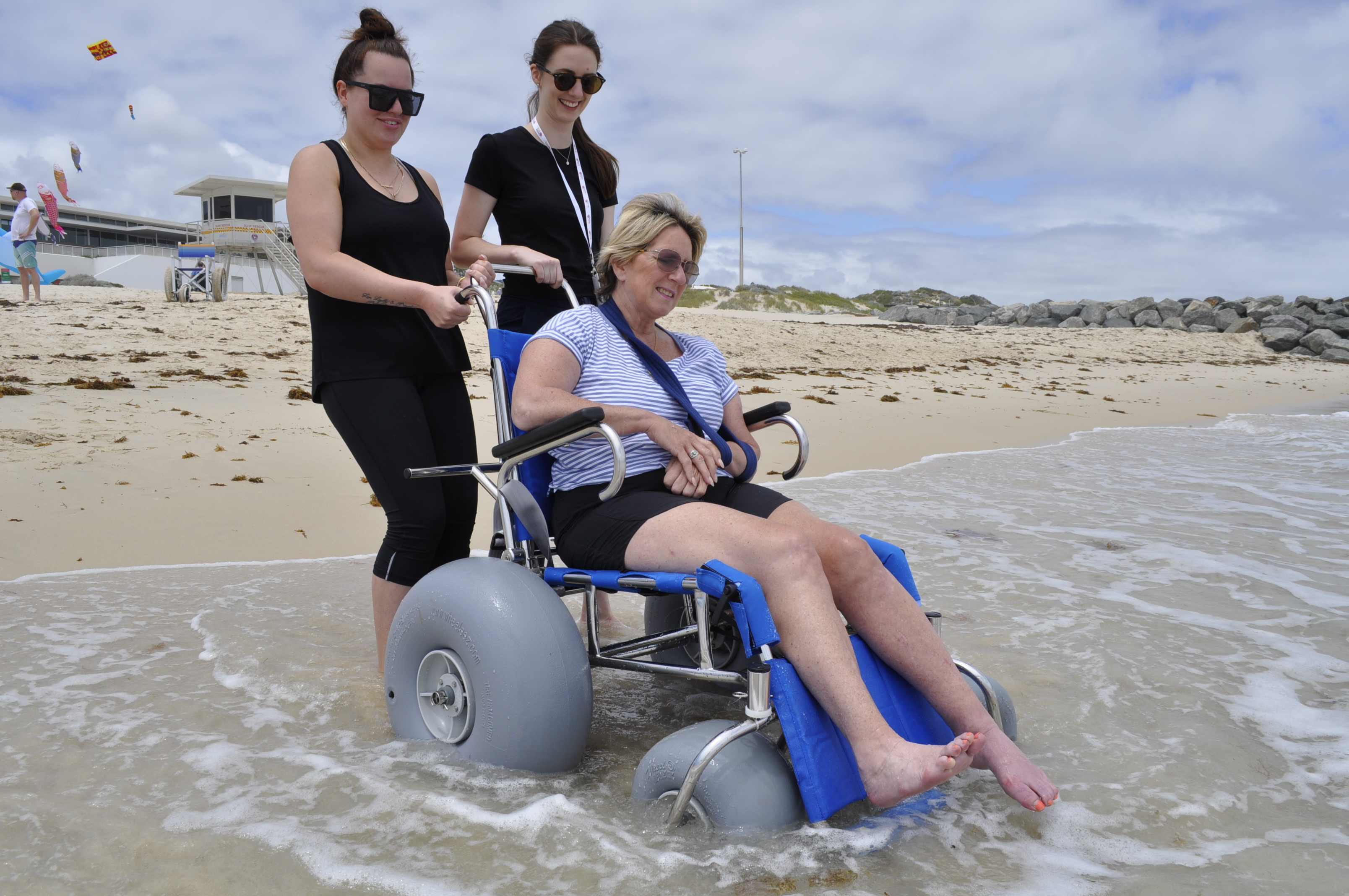 Accessible Beach Matting & Wheelchair Launch