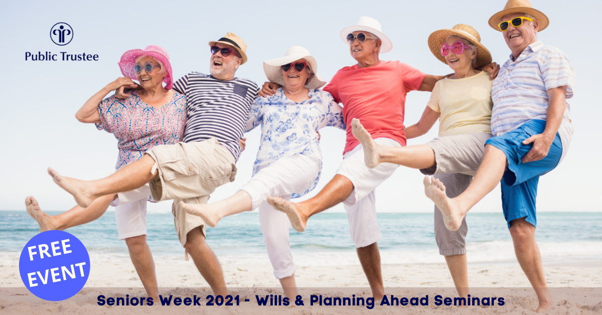 Free Seniors Week Events - Wills and Planning Ahead Talks