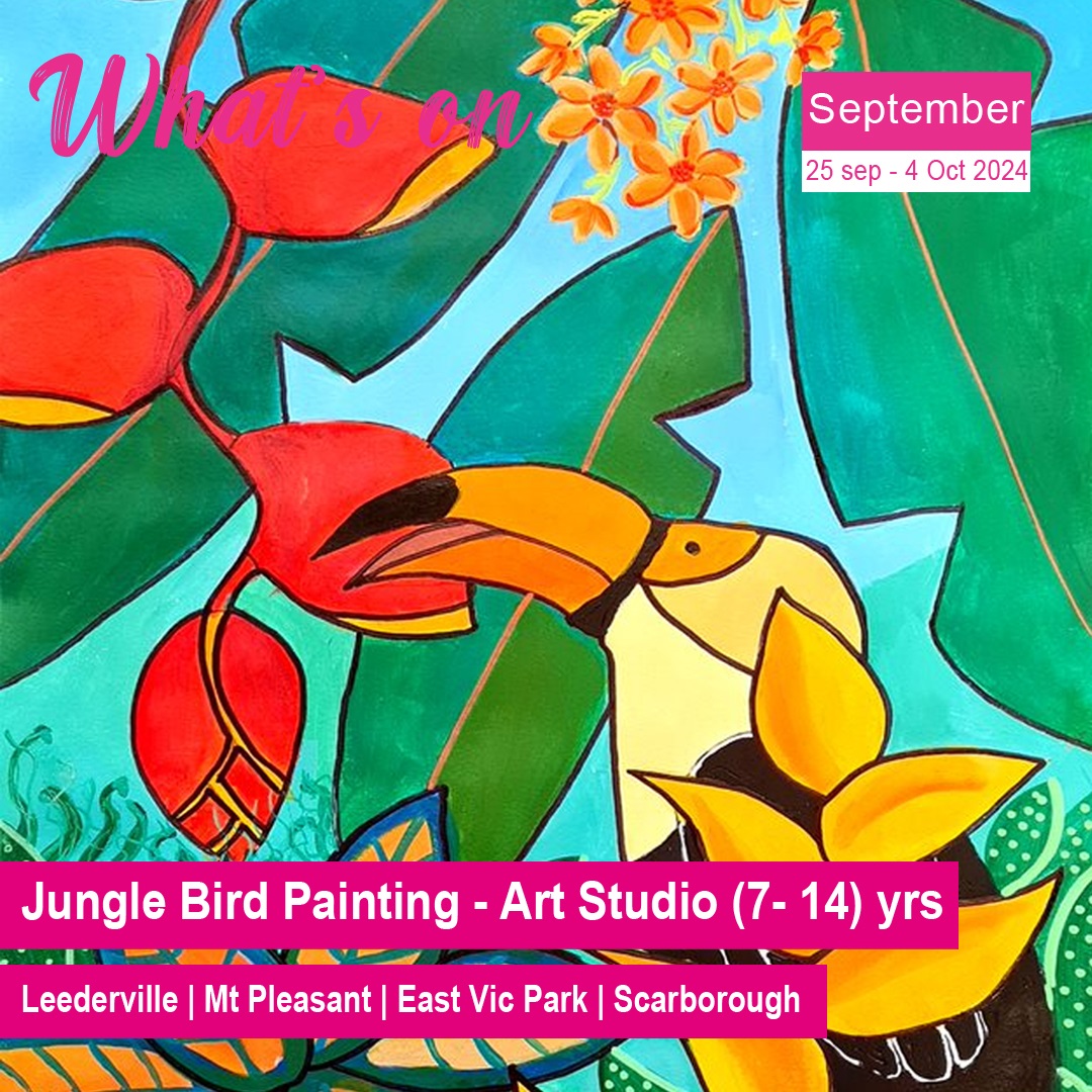 Jungle Bird Painting