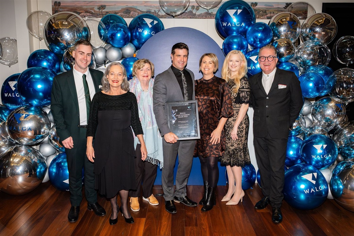 Town leader recognised with WALGA Eminent Service Award 2025